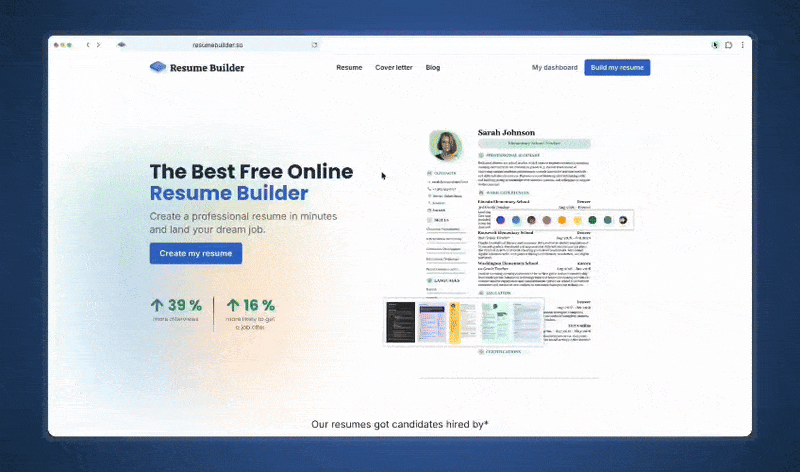 Resume Builder | Build Your Perfect Resume